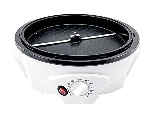 GIVEROO Household Coffee Roasters Machine with Timer 1.1lb Electric Coffee Beans Roaster 0-240℃ Non-Stick for Cafe Shop Home Use. 110V