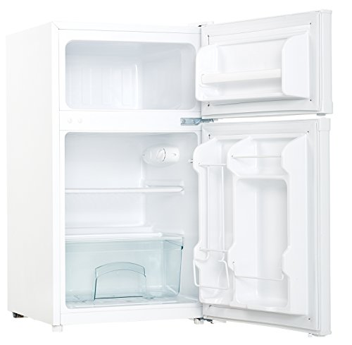 Danby Designer DCR031B1WDD 3.1 Cu.Ft. Compact Refrigerator with Freezer, E-Star Rated Mini Fridge for Bedroom, Living Room, Kitchen, or Office, White