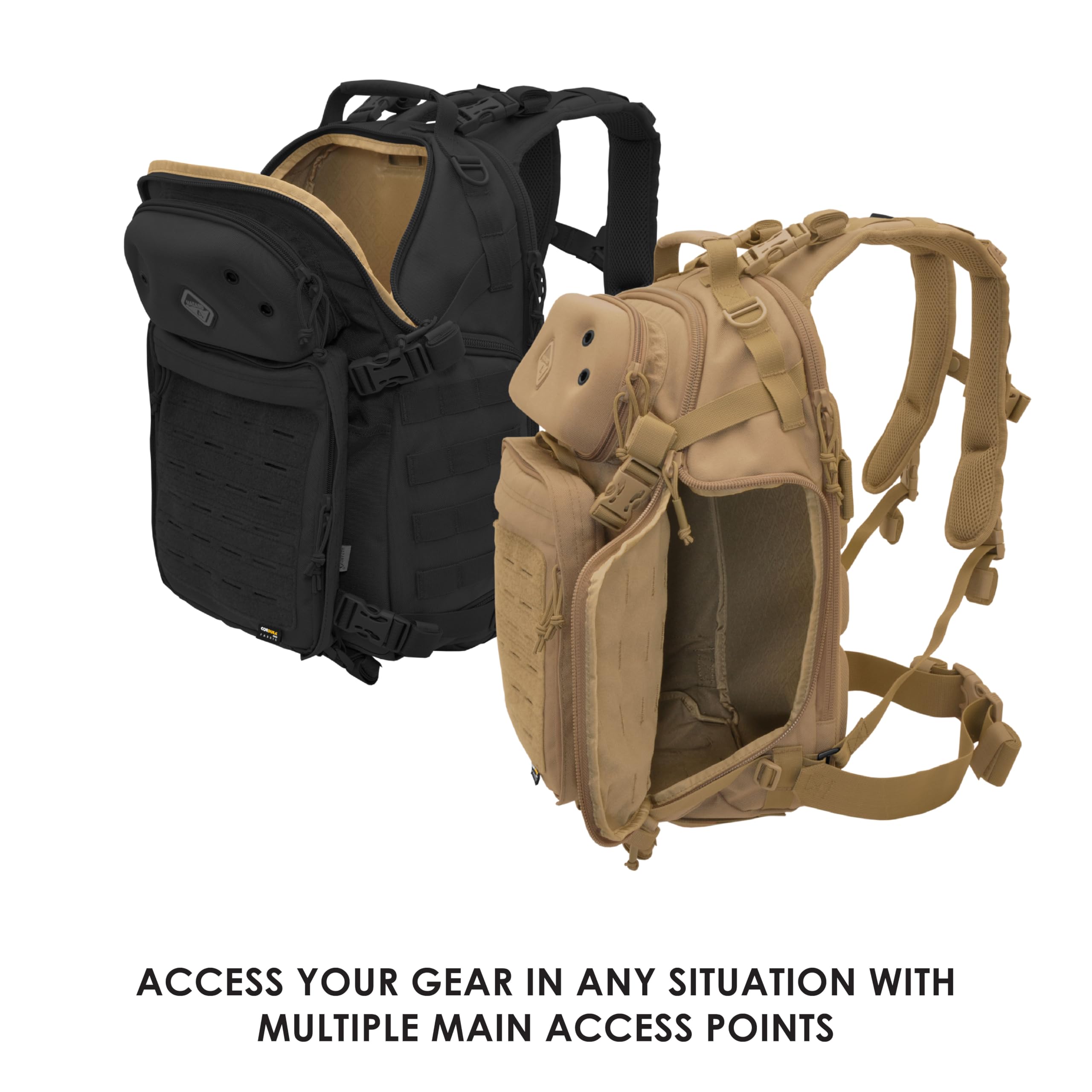 HAZARD 4 Drawbridge: Gear-Retention Modular Daypack - Black