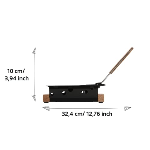 Boska Raclette Grilling Set - Partyclette To Go Set - Suitable for Cheese, Meat, Fish, and Vegetables - Portable Non-Stick - Dishwasher Safe Wedding Registry Items