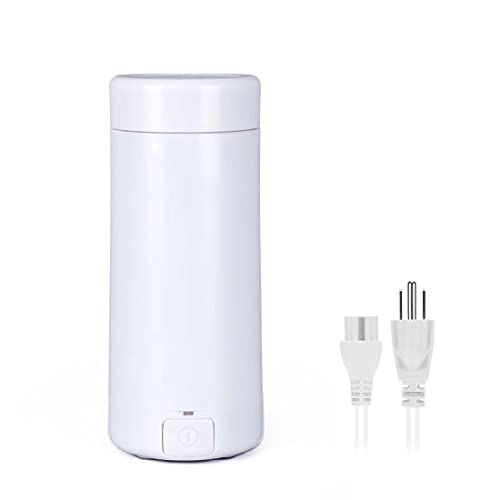 Portable Travel Electric Kettle Mini Thermos Fast Boil Teapot Heating Cup Stainless Steel Metal Bottle