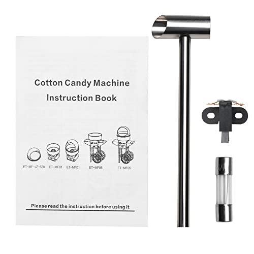 ROVSUN 21 Inch Cotton Candy Machine, Electric Cotton Candy Maker Candy Floss Machine w/Stainless Steel Bowl, Sugar Scoop and Large Storage Drawer for Commercial Home Party Carnival, Pink