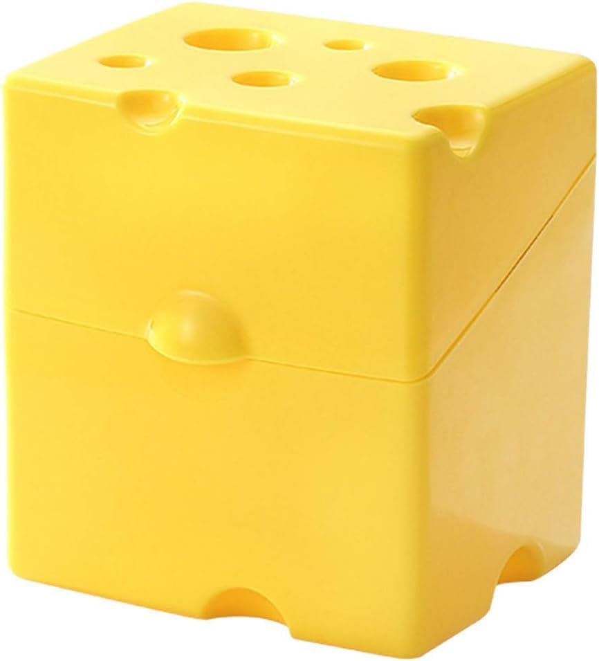IbErsacs Sliced Cheese Storage Container Plastic Butter Block Cheese Slice Storage Box with Flip Lid Cheese Slice Holder Sliced Cheese Saver Keeper for Refrigerator Food