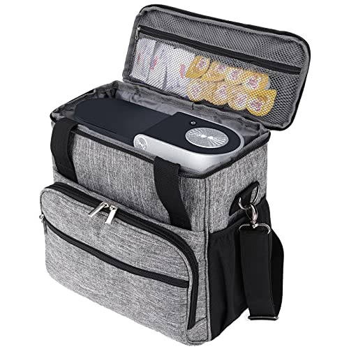 Coffee Maker Carring Bag for Keurig K-Mini or K-Mini Plus, Storage Mini Tote Case for Travel, Grey
