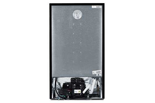 Danby DCR033B1BM 3.3 Cu.Ft. Compact Refrigerator, Mini Fridge with Top Chiller for Bar, Living Room, Den, Basement, Kitchen, or Dorm, Black