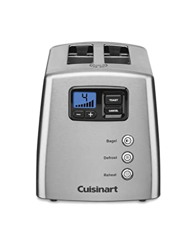Cuisinart CPT-420 Touch to Toast Leverless 2-Slice Toaster, Brushed Stainless Steel
