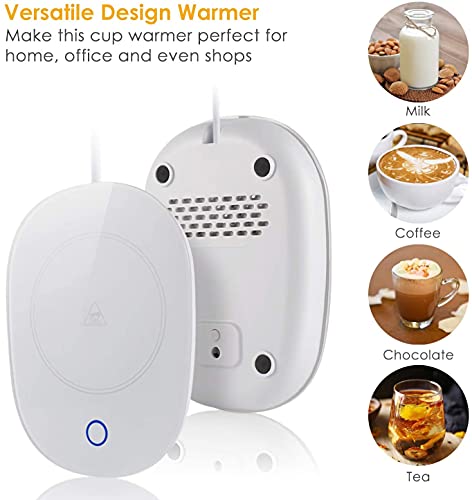 Genenric Coffee Mug Warmer, Candle Warmer Plate with Intelligent Auto On/Off Gravity Sensing Mug Heater Smart Coffee Cup Warmer for Desk, Office, Home, Milk, Tea, Chocolate and Water