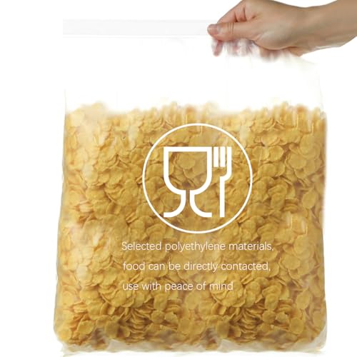 15 Pcs 20'' x 28'' Plastic Zipper Storage Bags Extra Large Plastic Bags 3.1 mil Clear Reclosable Storage Bags for storage