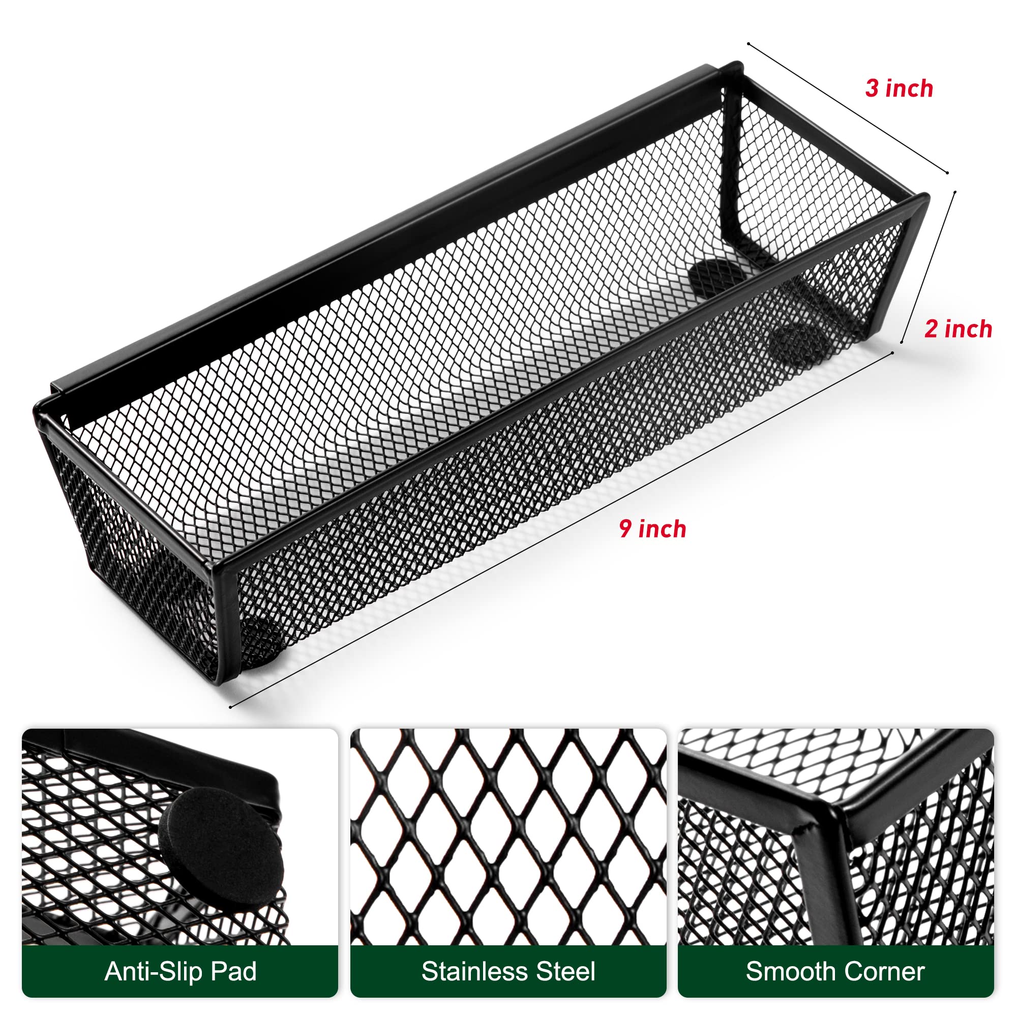 Greenual Silverware Organizer Utensil Kitchen Drawer Organizer Utensils Silverware Holder Tray Flatware Utensil Cutlery Organizer for Kitchen Drawer