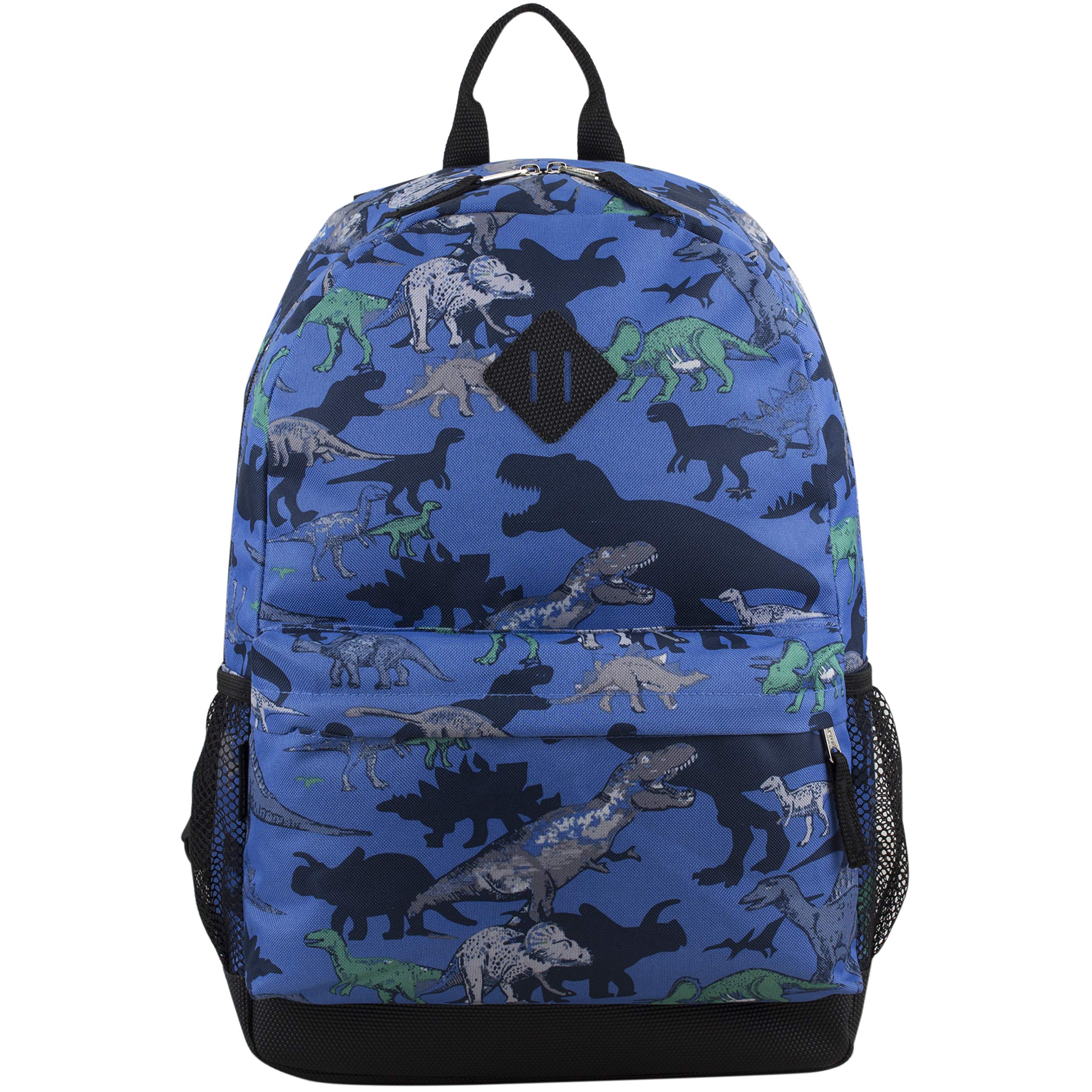 Eastsport Dome Backpack with FREE Pencil Case, Blue/Dinosaur Print