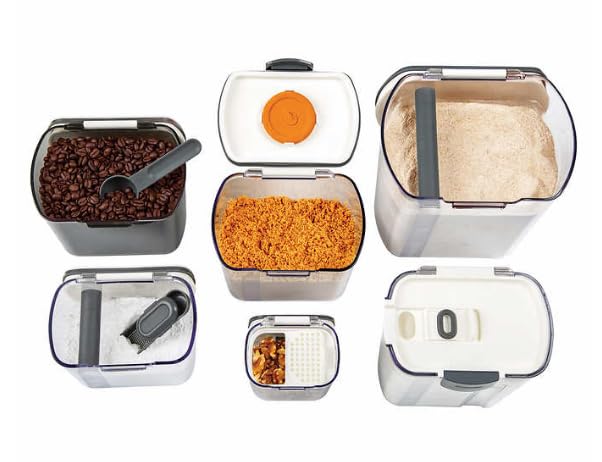Generic 6-piece Bakers Storage Set, White