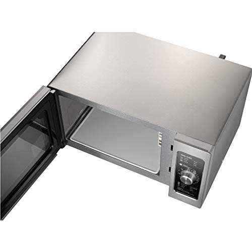 Midea Equipment 1025F0A Countertop Commercial Microwave Oven with Dial, 1000W, Stainless Steel.9 CuFt