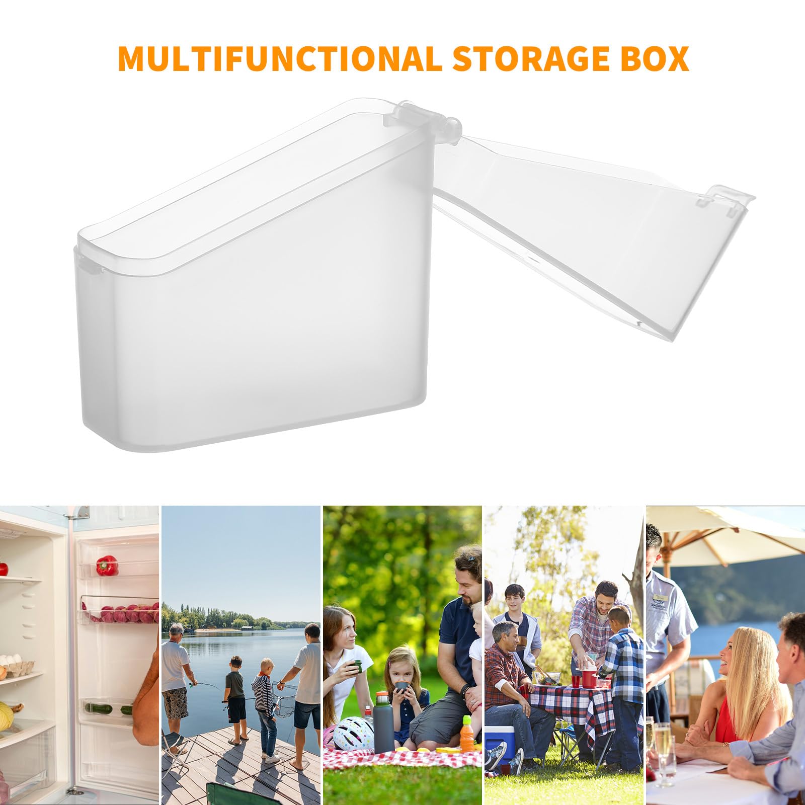 2 Pack Sliced Cheese Storage Container for Fridge - Clear Cheese Holder with Flip Airtight Lid for Cheese and Butter Block Storage