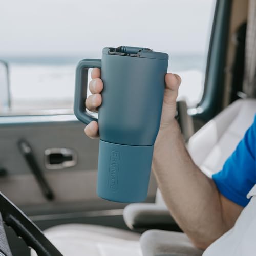 BrüMate Müv - 25oz 100% Leak Proof Insulated Coffee Mug with Handle & Lid - Stainless Steel Coffee Travel Mug - Double Walled Coffee Cup (Matte Black)