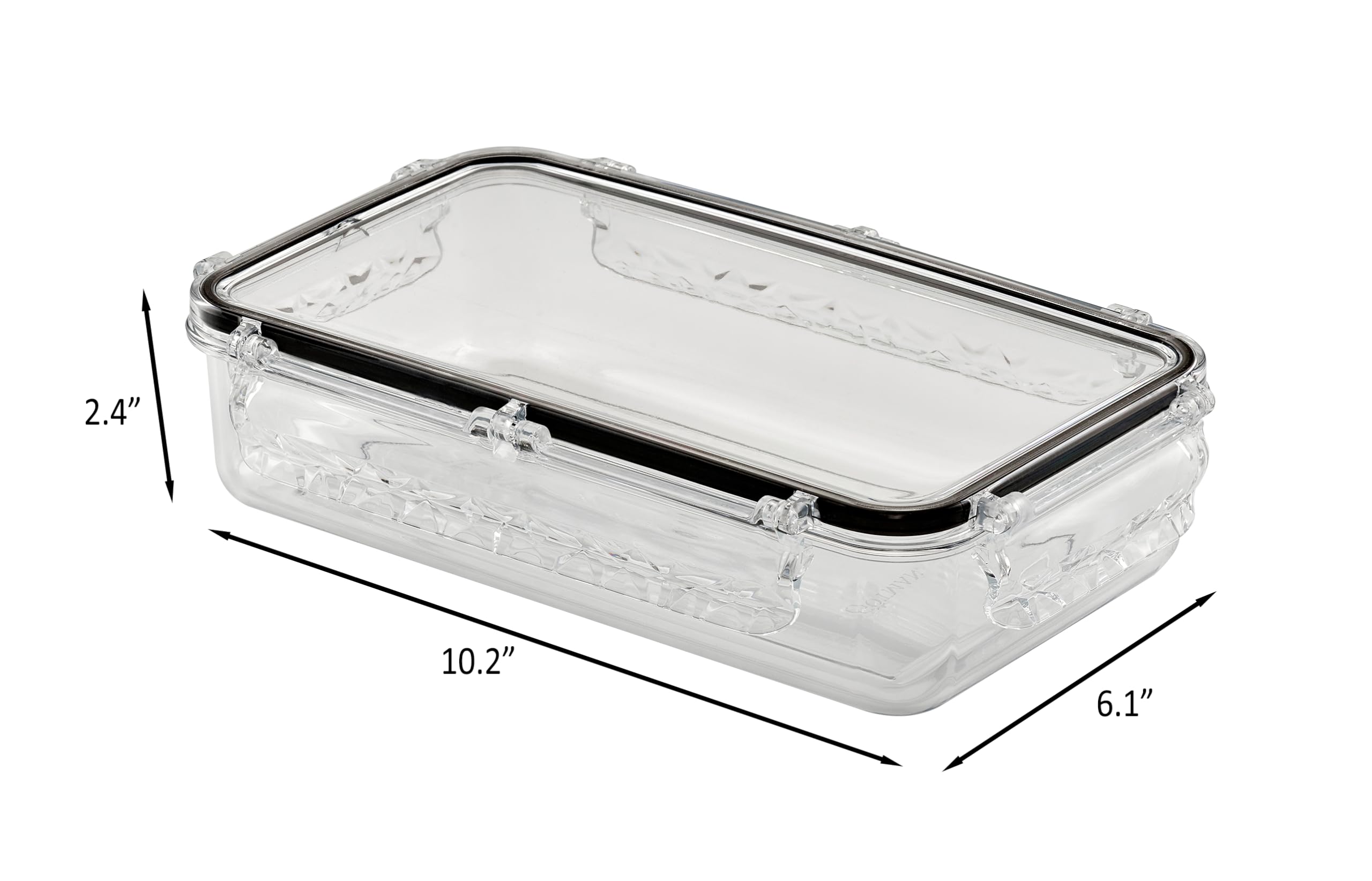 gotman Airtight Food Storage Container With Lid (45.6oz) BPA-Free | Meal Prep | Microwave, Freezer and Dishwasher Safe | Leak-Proof | Kitchen Fridge Organizer Boxes | lids airtight sealing