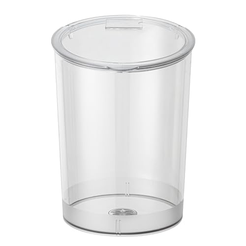 Restaurantware Met Lux 4 Gallon Food Storage Container, 1 Airtight Treat Box - With Scoop, Shatterproof, Clear Plastic Cereal Container With Hinged Lid, For Kitchen Or Pantry Organization