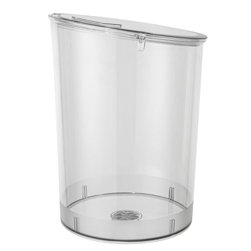 Restaurantware Met Lux 4 Gallon Food Storage Container, 1 Airtight Treat Box - With Scoop, Shatterproof, Clear Plastic Cereal Container With Hinged Lid, For Kitchen Or Pantry Organization