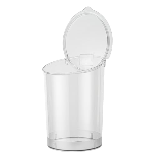 Restaurantware Met Lux 4 Gallon Food Storage Container, 1 Airtight Treat Box - With Scoop, Shatterproof, Clear Plastic Cereal Container With Hinged Lid, For Kitchen Or Pantry Organization