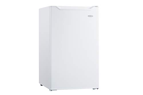 Danby DCR044B1WM-6 4.4 Cu.Ft. Compact Refrigerator with Chiller-Mini Fridge for Bar, Dorm, Basement, Den, Kitchen, Living Room, White
