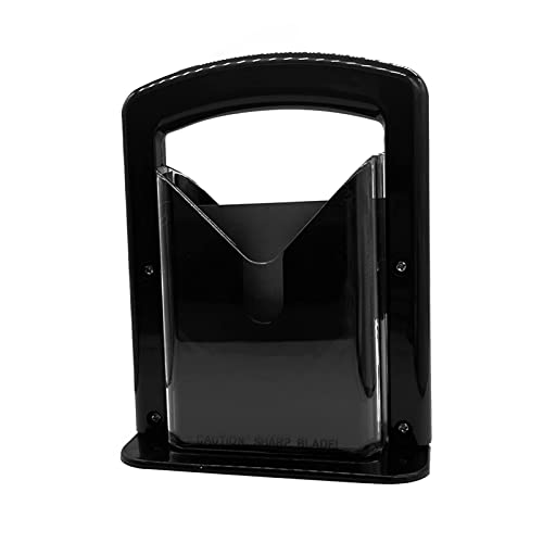 Bagel Slicer, Plastic and Stainless Steel Bagel Precision Slicer, Kitchen Bread Slicing Gadget Black