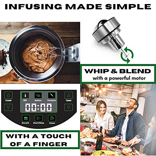 All in 1, Butter Maker Machine, Decarboxylator and Infuser, Oil, Tincture, Decarboxylation Magic, EdiWhip Make Edibles Mess & Fuss Free