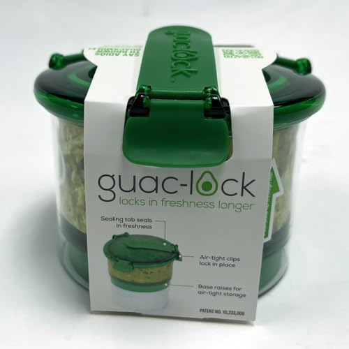 Guac-Lock Food Storage Container, Green