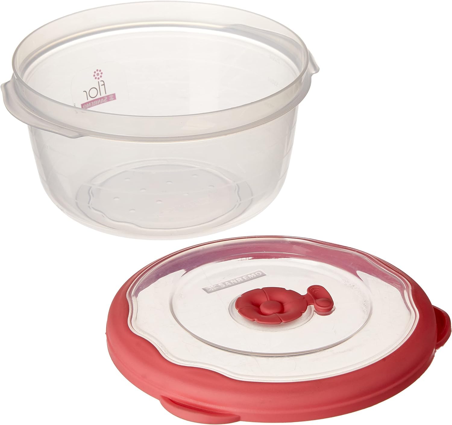 Tribello Plastic Freezer Food Storage Container with Lids Microwave/Dishwasher Safe Steam Vent/Air-Tight Lid Round Set of 3, 80/25 / 6 Oz