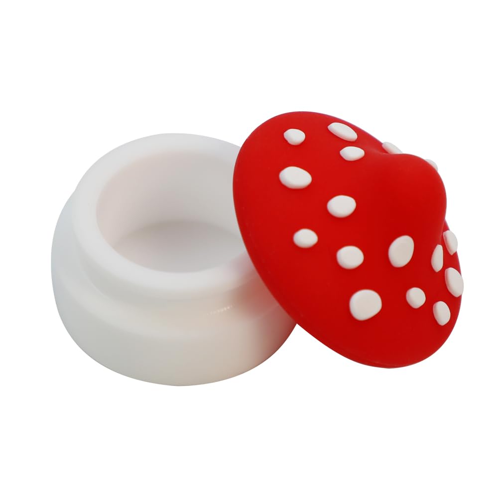YHSWE Eco-friendly Silicone Wax Container 5ml. The Appearance is Small and Beautiful, and The Design is Compact. Suitable for Skin Care Containers, Beeswax, Eye Creams, Face Creams (6 pieces) Mix