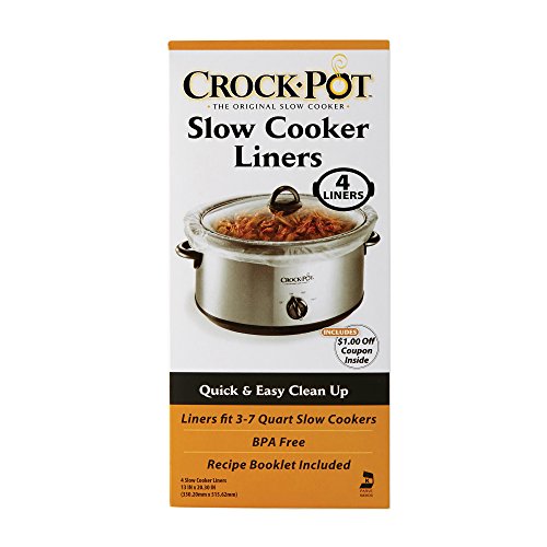 Crock Pot Slow Cooker Liners, 24 Liners (6 packs of 4 count)