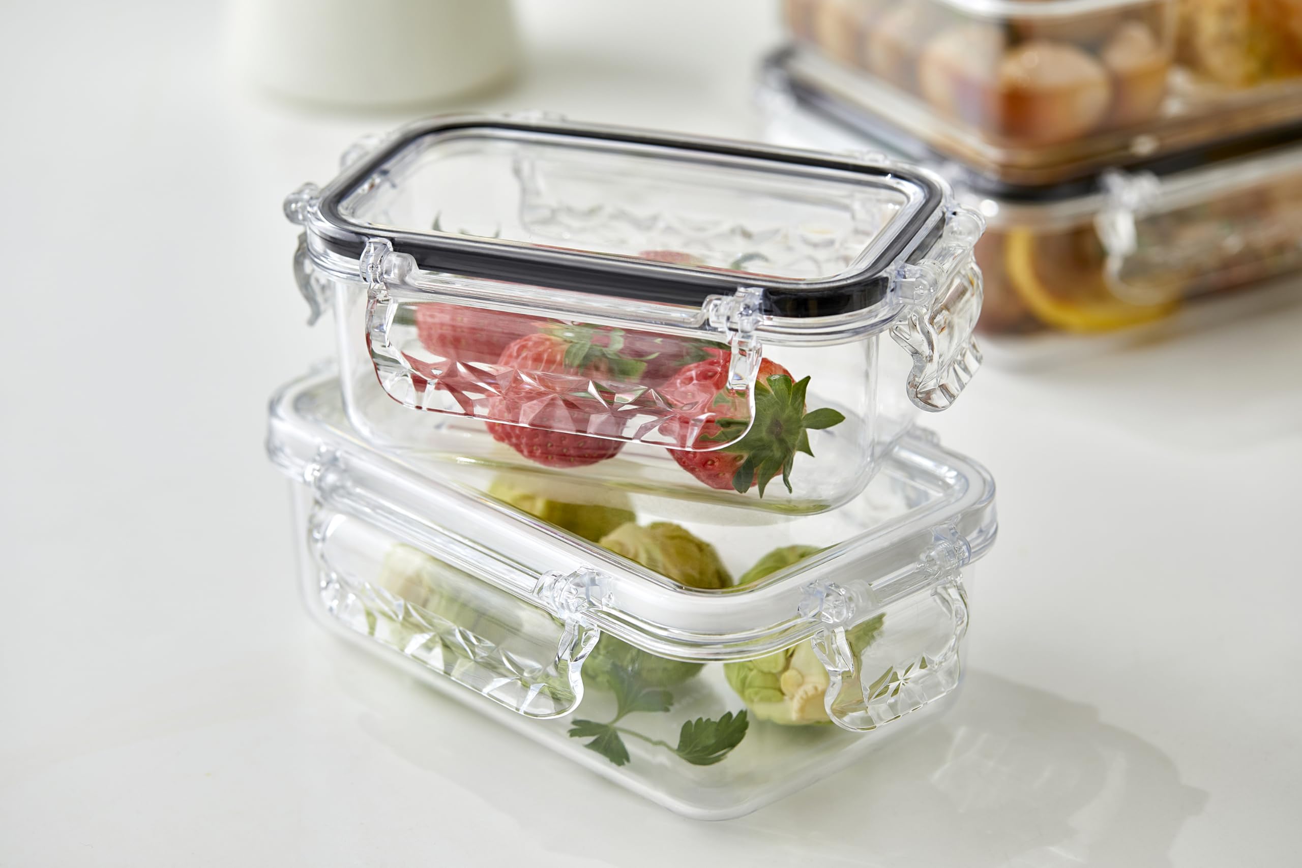 gotman Airtight Food Storage Container With Lid (21.6oz) Leak-Proof Lunch Box | BPA-Free | Meal Prep | Microwave, Freezer and Dishwasher Safe | Kitchen Fridge Organizer Boxes | Fresher Food