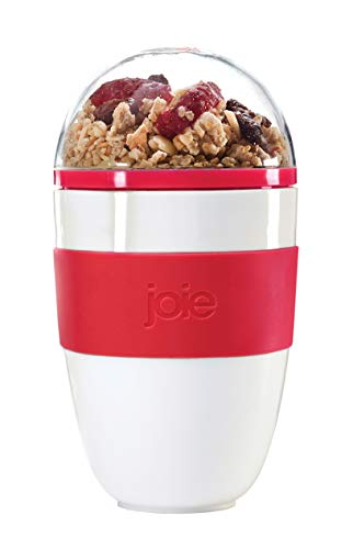 Joie Yogurt Parfait - Cereal - Oatmeal On The Go Reuseable and Portable Cup with Spoon