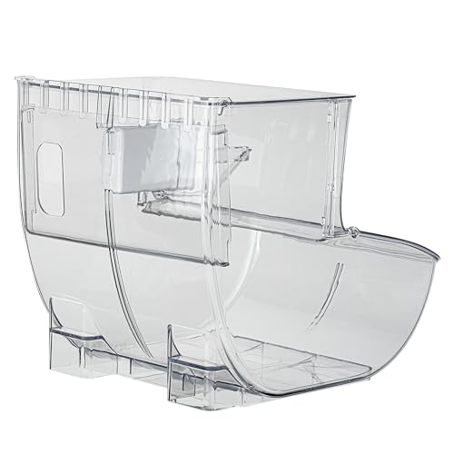 Restaurantware Met Lux 5.3 Gallon Food Storage Container, 1 Airtight Treat Box - With Scoop, Holds Up To 80 Cups, Clear Plastic Cereal Container With Lid, For Kitchen Or Pantry Organization