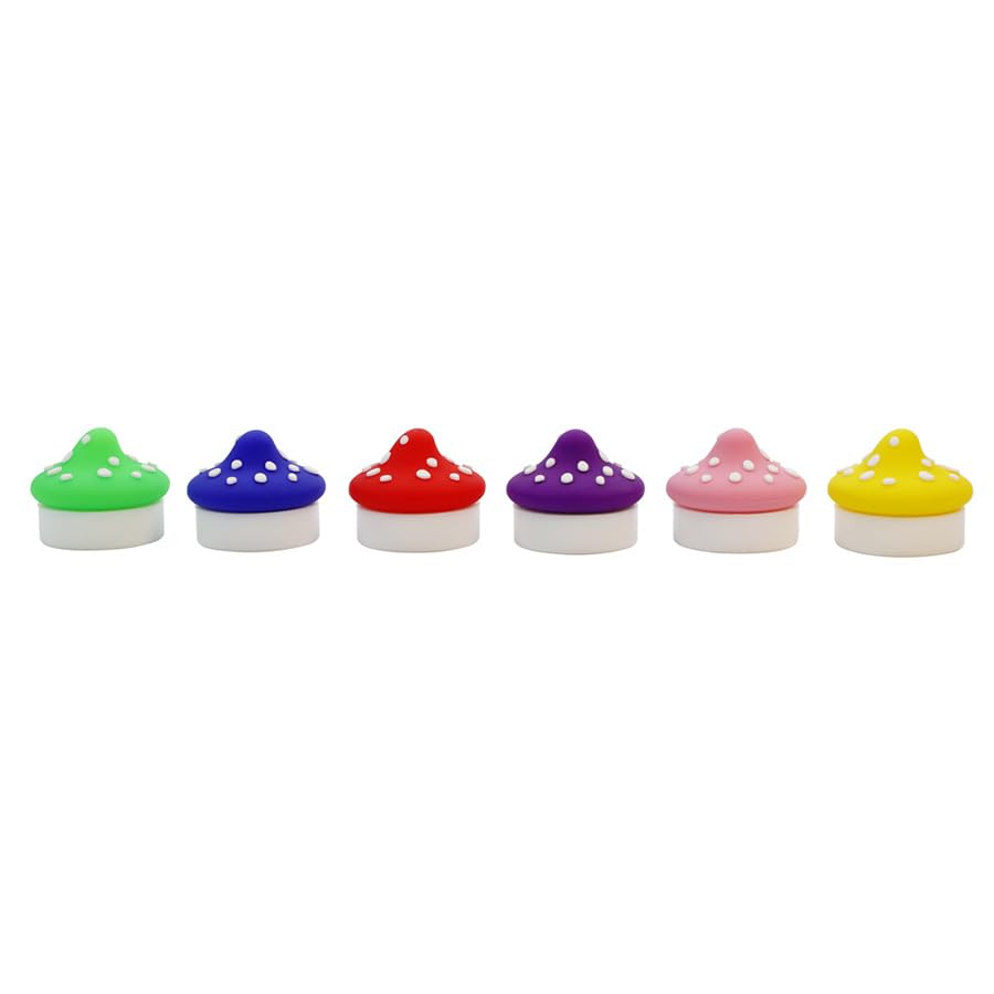 YHSWE Eco-friendly Silicone Wax Container 5ml. The Appearance is Small and Beautiful, and The Design is Compact. Suitable for Skin Care Containers, Beeswax, Eye Creams, Face Creams (6 pieces) Mix