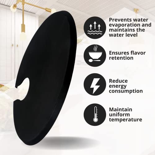 (1-Pack) TonGass Sous Vide Precision Cooker Silicone Lids - Fits Up to 10.5β Stock Pots - Compatible with Anova Culinary Sous Vide Precision Cookers - Prevent Water Evaporation and Retain Flavor