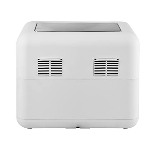 MasterPRO - Dual Air Fryer - 8.4 Quart Capacity with Two Frying Baskets - Two Non Stick Crisper Racks - Holds up to 7.5 Pounds of Food - 1700 Watts - 8 Pre-Programmed Settings