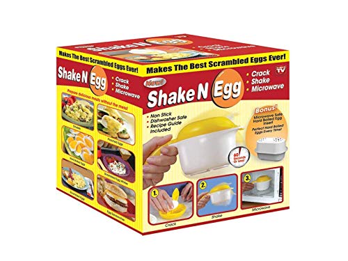 Microwave Scrambled Egg & Omelette Cooker, Fast, Delicious Microwaveable Eggs- As Seen On TV