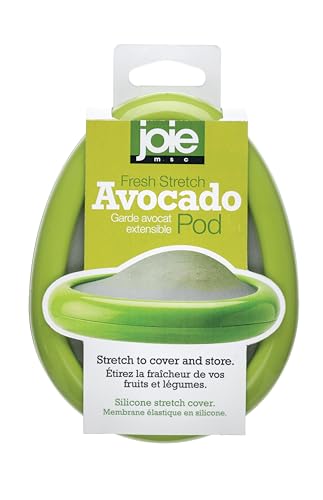 Avocado Pod, Flexible Bpa-Free Silicone, Keeps Avocado Fresh, Reusable Food Storage Bag, Fresh Stretch Pod -Size Stretch Design, Dishwasher Safe, Green, [Pack Of 3]