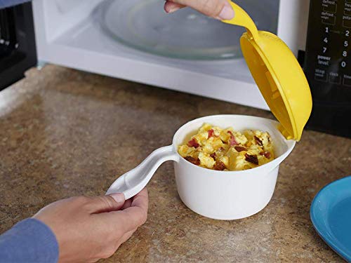 Microwave Scrambled Egg & Omelette Cooker, Fast, Delicious Microwaveable Eggs- As Seen On TV