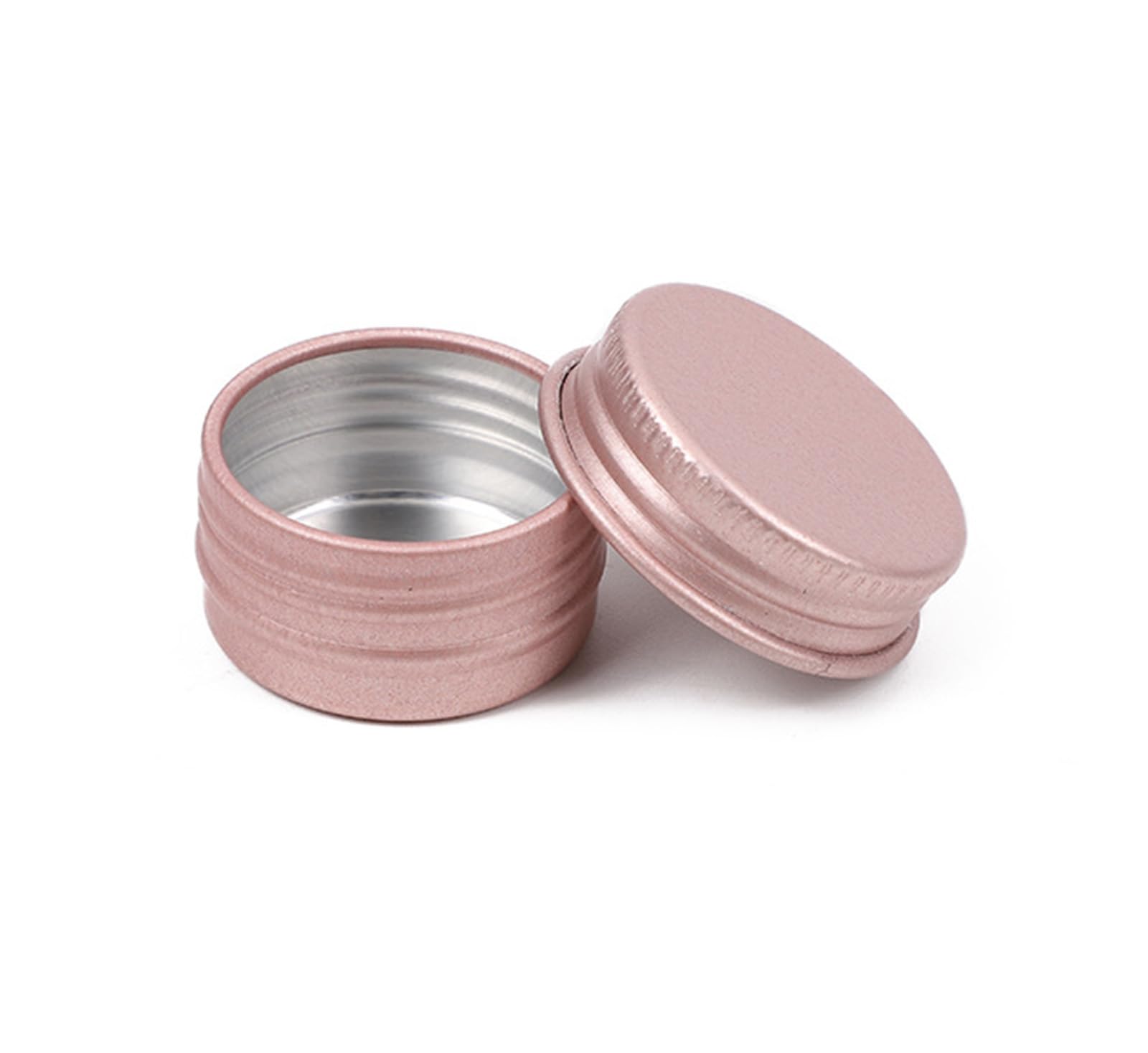 Warmword 25 Pcs Metal Round Tins Aluminum Tin Cans with Screw Lid, 0.18 Ounce,for Lotion Bars, Balms, Spices, Beard Balm, Crafts
