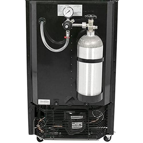 EdgeStar KC2000TWIN Full Size Dual Tap Kegerator & Draft Beer Dispenser - Black