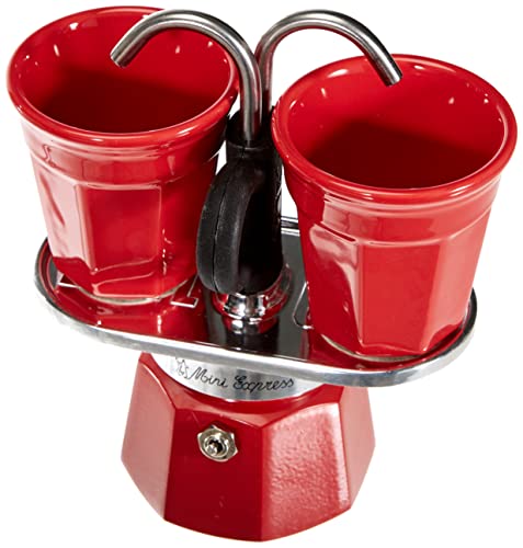 0007303, Bialetti SET MINI EXPRESS, 8006363030489, 2 cups,Red