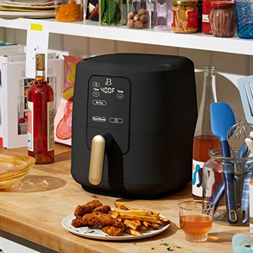 6 Quart Touchscreen Air Fryer, Black Sesame Icing by Drew Barrymore 15.11 x 12.10 x 13.07 Inches