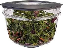Stoge Premier Flex & Seal 7 Cup Rubbermaid Food Storage Containers with Grey Flex & Seal Lids (4-Pack)