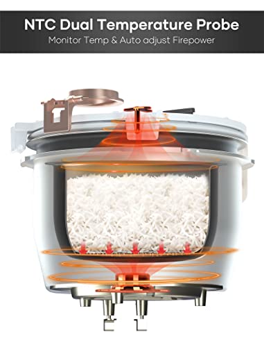 Rice Cooker, Mini Rice Cooker with Keep Warm, 3 Cups (Uncooked), Smart Fuzzy Logic, 24-H Delay Timer, Nonstick Inner Pot, for Soft White Rice, Brown Rice, Sushi, Porridge (Small)
