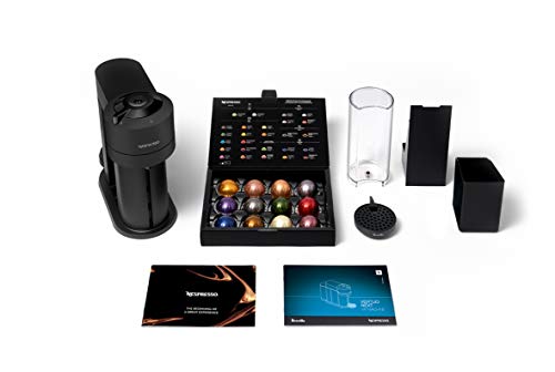 Nespresso VertuoPlus Coffee and Espresso Machine by Breville,1.1 liters, Ink Black