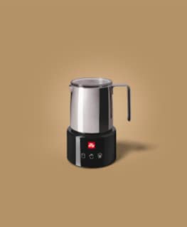 Illy Milk Frother by Lissoni (Stainless Steel), Dishwasher Safe, All Milk Types, Hot Chocolate