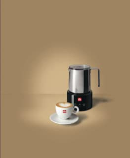 Illy Milk Frother by Lissoni (Stainless Steel), Dishwasher Safe, All Milk Types, Hot Chocolate