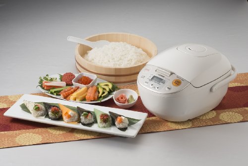 Zojirushi NL-AAC10 Micom Rice Cooker (Uncooked) and Warmer, 5.5 Cups/1.0-Liter, 1.0 L,Beige