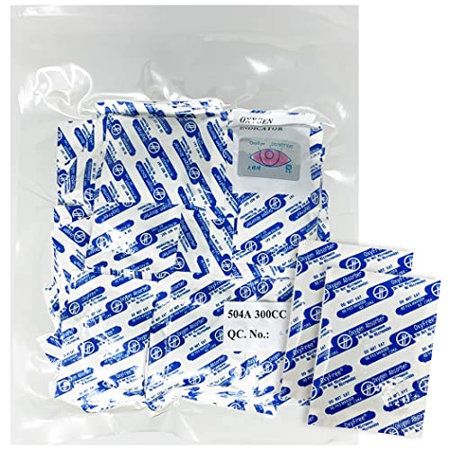 OxyFree Oxygen Absorbers for Mylar Bags or Vacuum Sealer Bag Food Storage (300cc - Qty 50)