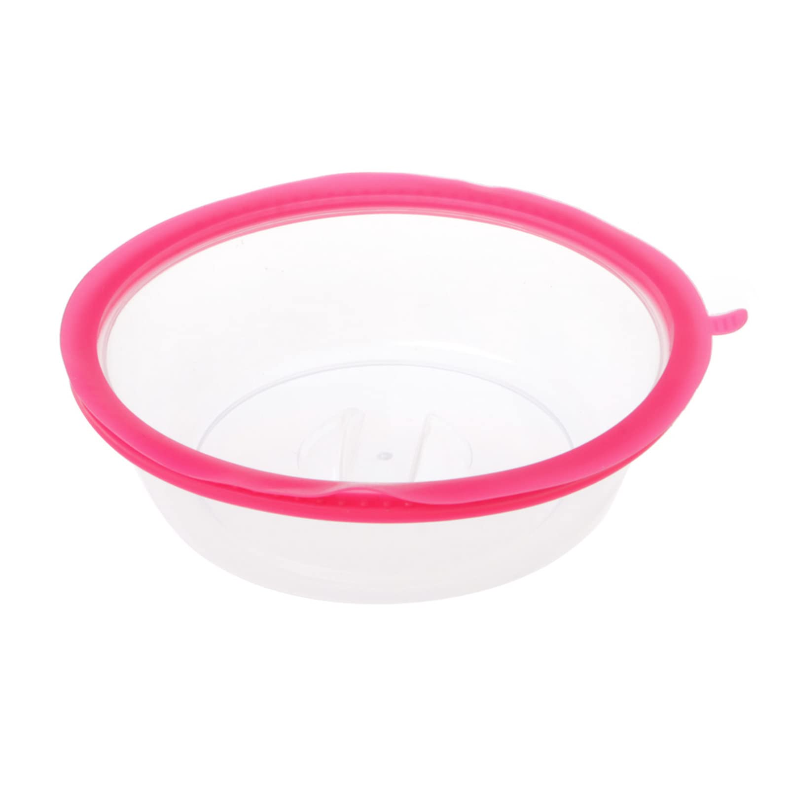 Microwave Oven Plate Cover Plastic Clear Dish Lid Table Dustproof Silicone Lids Small 5 In